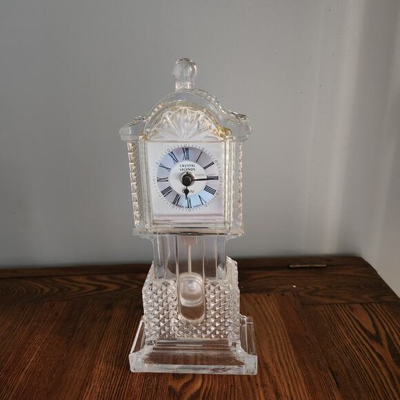 Godinger | Accents | Crystal Legends Desktop Grandfather Mantel Clock ...